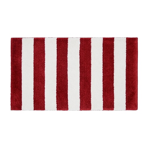 Click here for Garland Rug Beach Stripe Bath Rug  One Size  Red prices