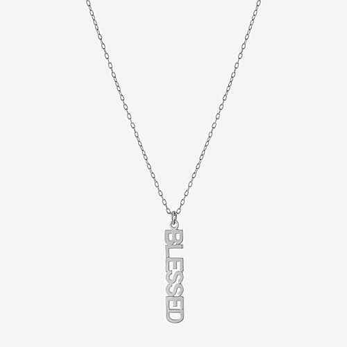 Click here for Silver Treasures Blessed Womens Sterling Silver 16... prices