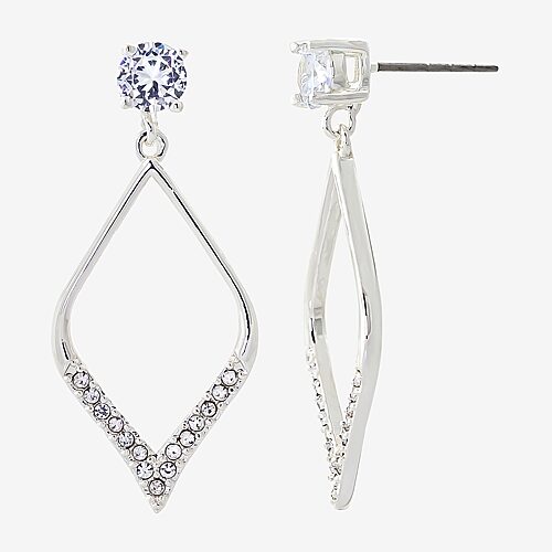 Click here for Sparkle Allure Womens Cubic Zirconia Pure Silver O... prices