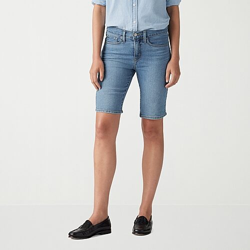 Click here for Womens Levis(R) Shaping Bermuda Camp Denim Shorts prices