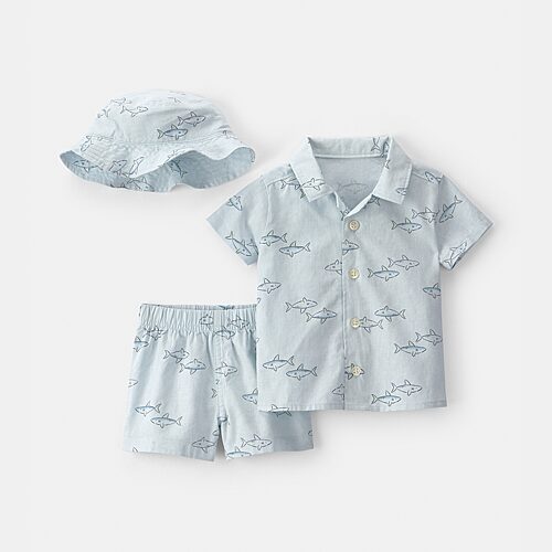 Click here for Carters Baby Boys 3-pc. Short Set  Newborn  Blue prices