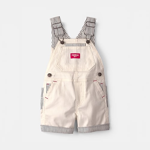 Click here for Oshkosh Baby Boys Shortalls  6 Months  White prices