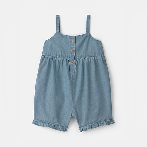 Click here for Carters Baby Girls Chambray Sleeveless Romper - De... prices