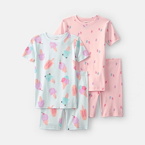 Click here for Carters Little & Big Kid Girls 4-pc. Pajama Set  8... prices