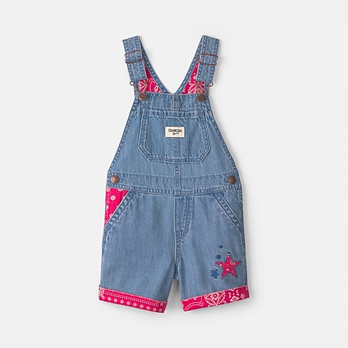 Click here for Oshkosh Toddler Girls Shortalls  5t  Blue prices