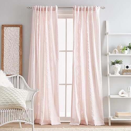 Click here for Peri Home Cut Geo 84 x 50 Back Tab Window Panel  P... prices
