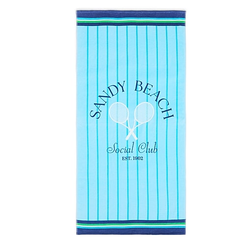 Click here for Outdoor Oasis Sandy Beach Print Beach Towel  One S... prices