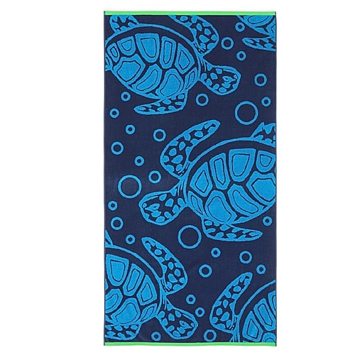 Click here for Outdoor Oasis Turtle Jacquard Beach Towel  One Siz... prices
