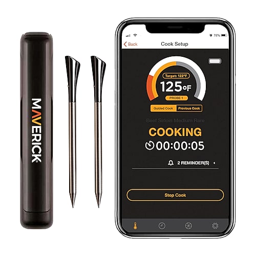 Maverick Stake Dual Probe Wireless Bluetooth Thermometer - Black