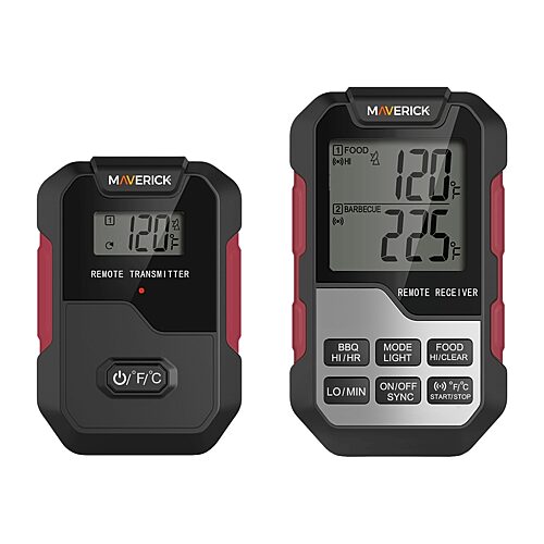 Maverick Extended Range Professional Wireless Dual Probe Thermometer and Timer - Black