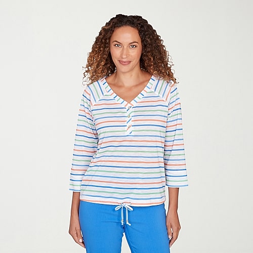 Click here for Womens Hearts of Palm All Sun and Games Stripe Hen... prices