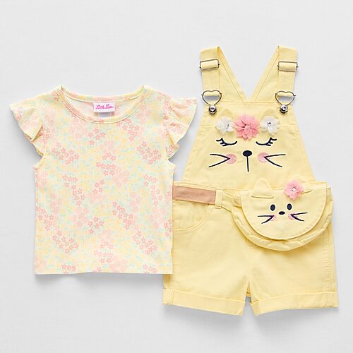 Click here for Little Lass Toddler Girls 2-pc. Shortall Set  5t... prices