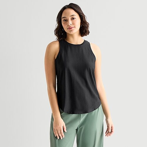 Click here for Stylus Womens Round Neck Sleeveless Tank Top  X-la... prices