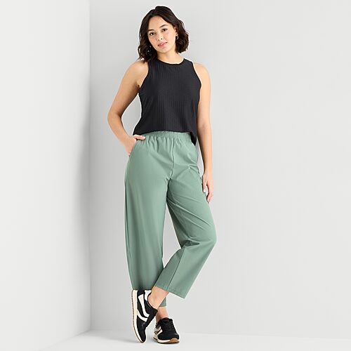 Click here for Stylus Womens Wide Leg Mid Rise Pull-On Pant  Larg... prices