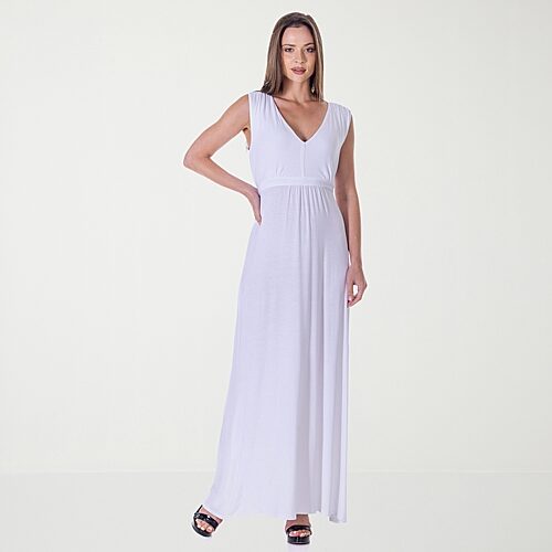 Click here for 24seven Comfort Apparel Womens V Neck Sleeveless E... prices