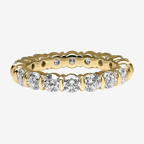 Click here for 2MM 1 CT. T.W. Lab-Grown (F / SI2) Diamond Eternit... prices