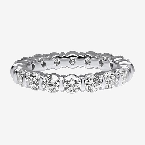 Click here for 2MM 1/2 CT. T.W. Lab-Grown (F / SI2) Diamond Etern... prices