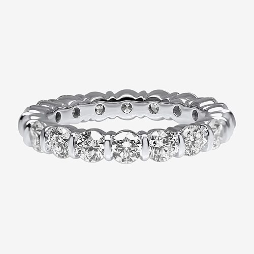 Click here for 2MM 1 CT. T.W. Lab-Grown (F / SI2) Diamond Eternit... prices