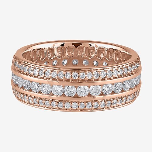 Click here for 8.5MM 3 CT. T.W. Lab-Grown (F / SI2) Diamond Etern... prices