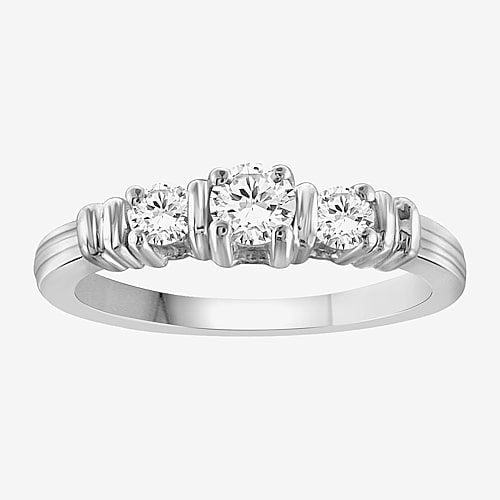 Click here for Womens 1 CT. T.W. Cubic Zirconia Sterling Silver 3... prices