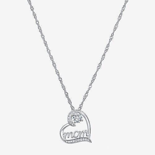 Click here for Diamonart Mom Womens White Cubic Zirconia Sterling... prices