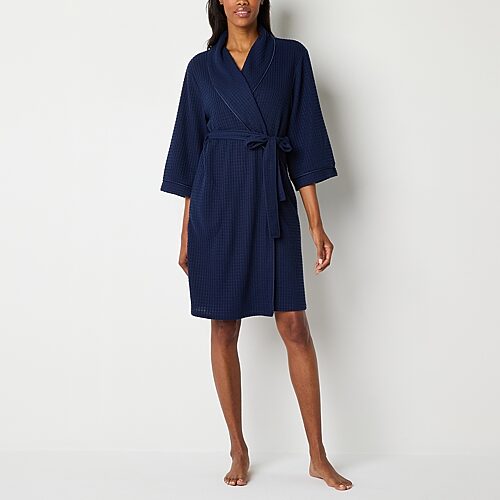 Click here for Liz Claiborne Womens Waffle 3/4 Sleeve Knee Length... prices