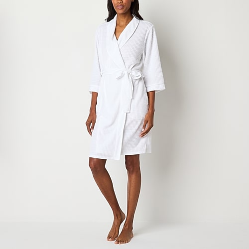 Click here for Liz Claiborne Womens Waffle 3/4 Sleeve Knee Length... prices
