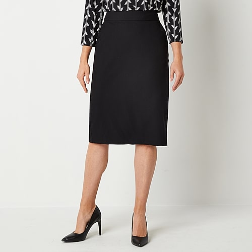 Click here for Liz Claiborne Womens Mid Rise Pencil Skirt  2  Bla... prices