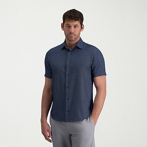 Click here for Haggar Performance Mens Regular Fit Short Sleeve P... prices