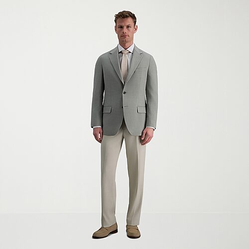 Click here for Haggar JMH Tailored Prince Of Wales Mens Plaid Mod... prices