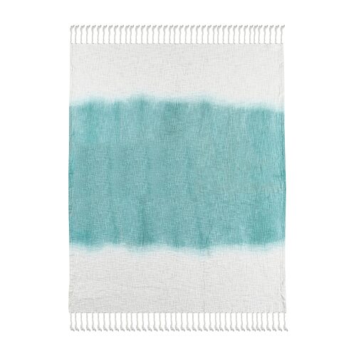 LR Home Thomas Ombre Throw  One Size  Blue
