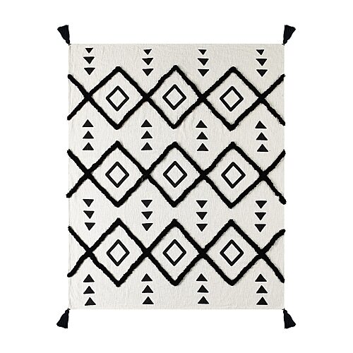 Click here for LR Home Ethan Modern Throw  One Size  Black prices