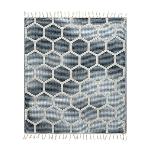 Click here for LR Home Ashe Geometric Washable Throw  One Size  B... prices
