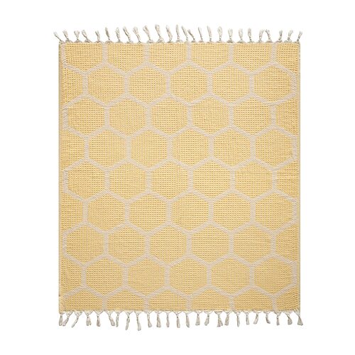 Click here for LR Home Ashe Geometric Washable Throw  One Size  Y... prices