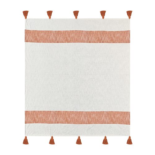 Click here for LR Home Bolly Stripe Washable Throw  One Size  Ora... prices
