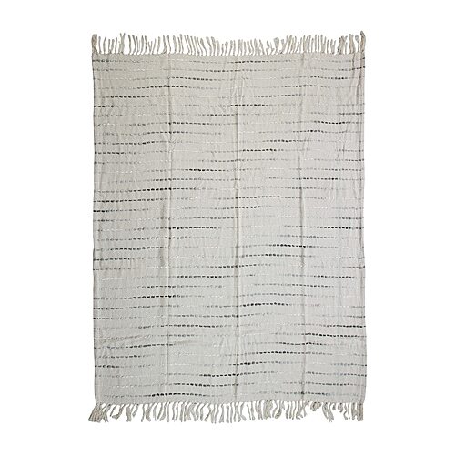 Click here for LR Home Tony Stripe Reversible Throw  One Size  Wh... prices
