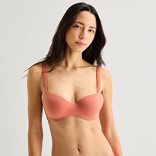 Click here for Ambrielle Super Soft Balconette Bra  D  Pink prices