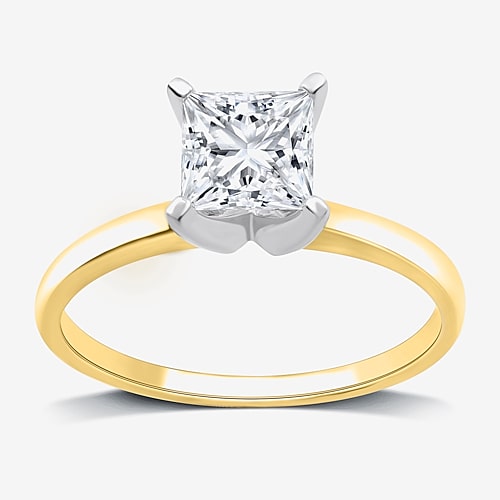 Click here for 1 CT. Lab-Grown (G-H / SI1-SI2) Diamond Princess-c... prices