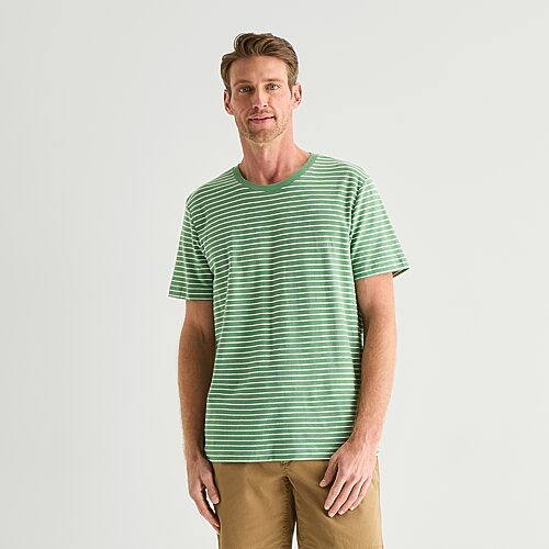 Click here for St. Johns Bay Texture Mens Crew Neck Short Sleeve... prices