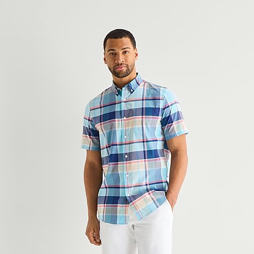 Click here for St. Johns Bay Performance Poplin Mens Short Sleeve... prices