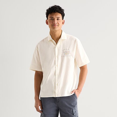 Click here for Arizona Mens Short Sleeve Regular Fit Button-Down... prices