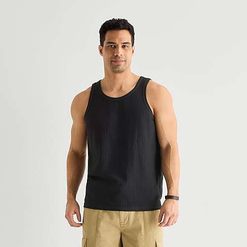 Click here for mutual weave Mens Round Neck Sleeveless Tank Top... prices