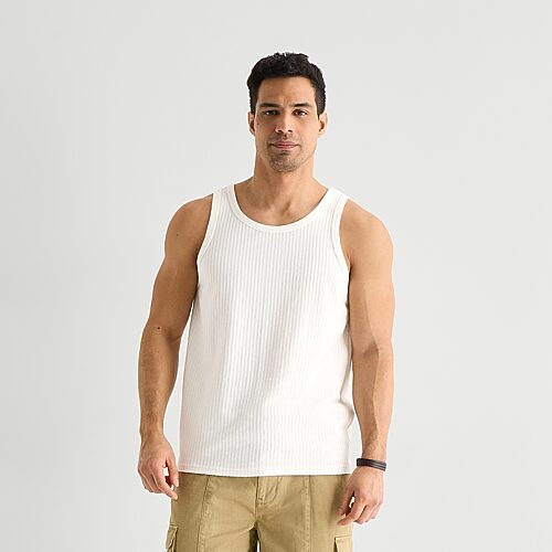 Click here for mutual weave Mens Round Neck Sleeveless Tank Top... prices