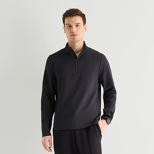 Click here for Stylus Mens Mock Neck Long Sleeve Quarter-Zip Pull... prices