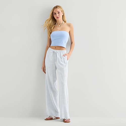 Click here for Arizona Womens Juniors Straight Low Rise Drawstrin... prices