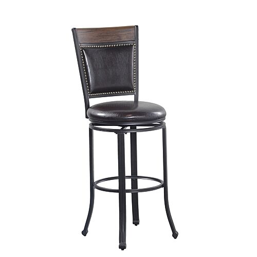 Click here for Franklin Nailhead Trim Bar Stool  One Size  Brown prices