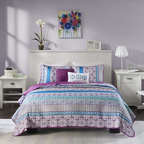 Click here for Intelligent Design Joni 4-Pc. Quilt Set  Twin/Twin... prices