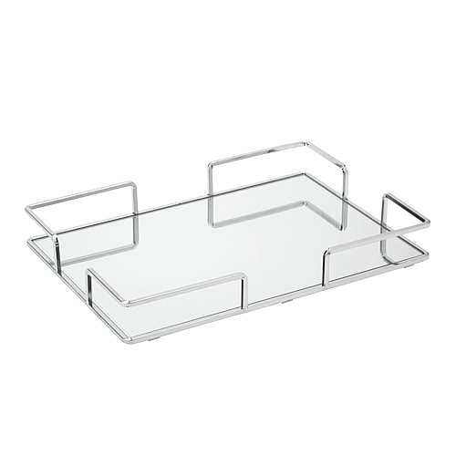 Click here for Kennedy International Vanity Trays  One Size  Silv... prices