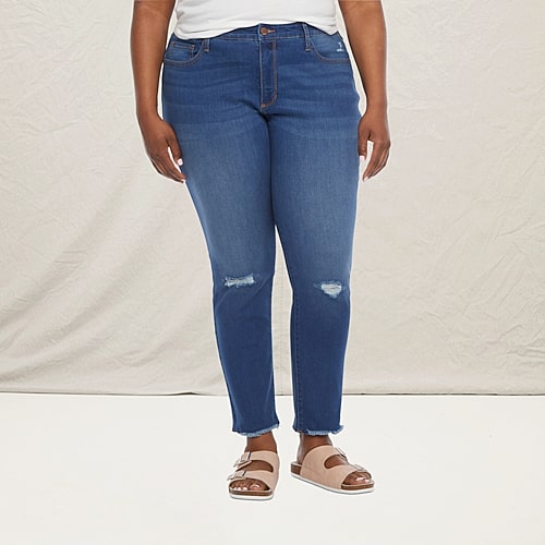 Click here for a.n.a-Plus Womens Skinny Jean  28w  Blue prices
