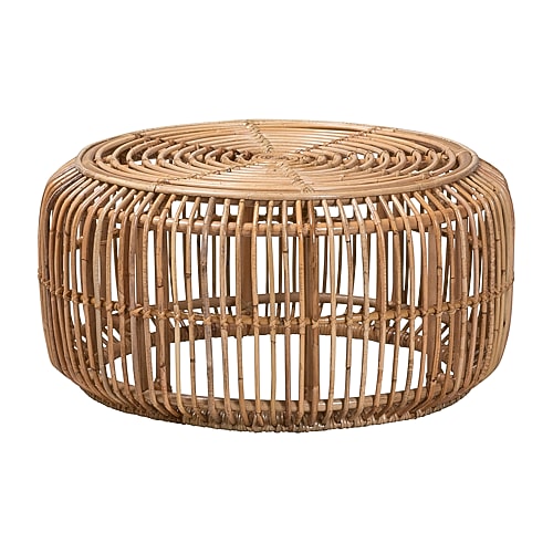 Click here for Aliane Rattan Round Rattan Coffee Table  One Size... prices